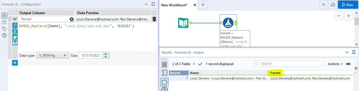 Solved: Parsing Name from Email Line - Alteryx Community