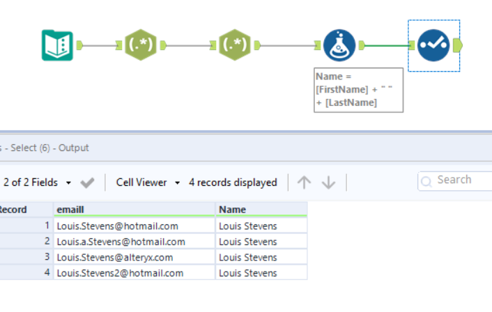 Solved: Change email format to actual name - Alteryx Community