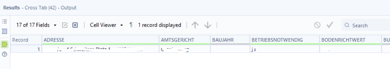 Solved: cross tab tool output isn't aggregated - Alteryx Community