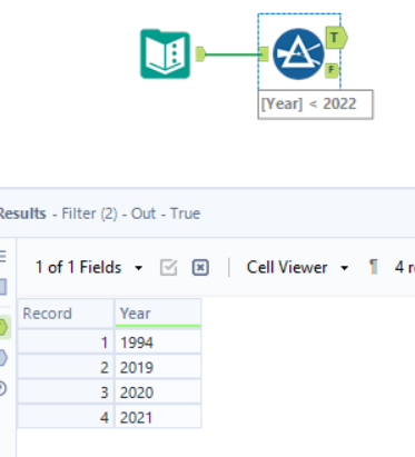 Solved: Filtering relevant year - Alteryx Community