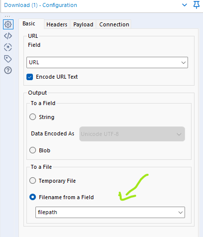 Solved: Download PDF files from the link to the specific f... - Alteryx Community