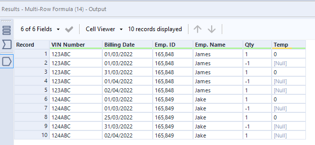 Solved: Exclude data with zero sum Qty - Alteryx Community