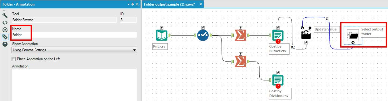 Solved: Folder Browse to Change Output Path - Alteryx Community