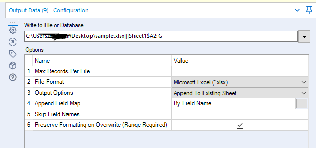 Preserving the format of output file - Alteryx Community