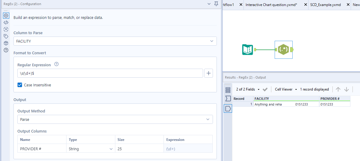 Solved: How to take part of the information from one cell ... - Alteryx ...