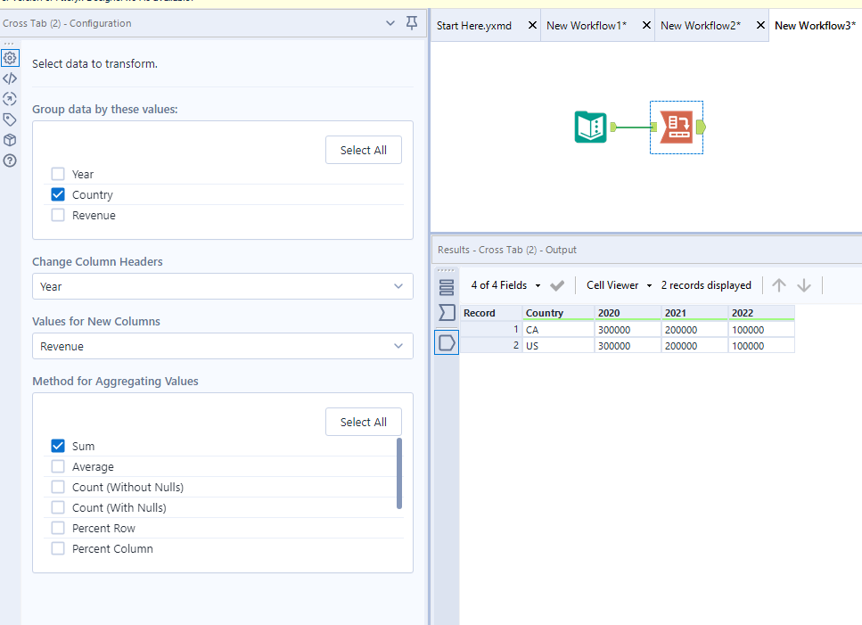 Solved Putting Yearly Data Side By Side Alteryx Community
