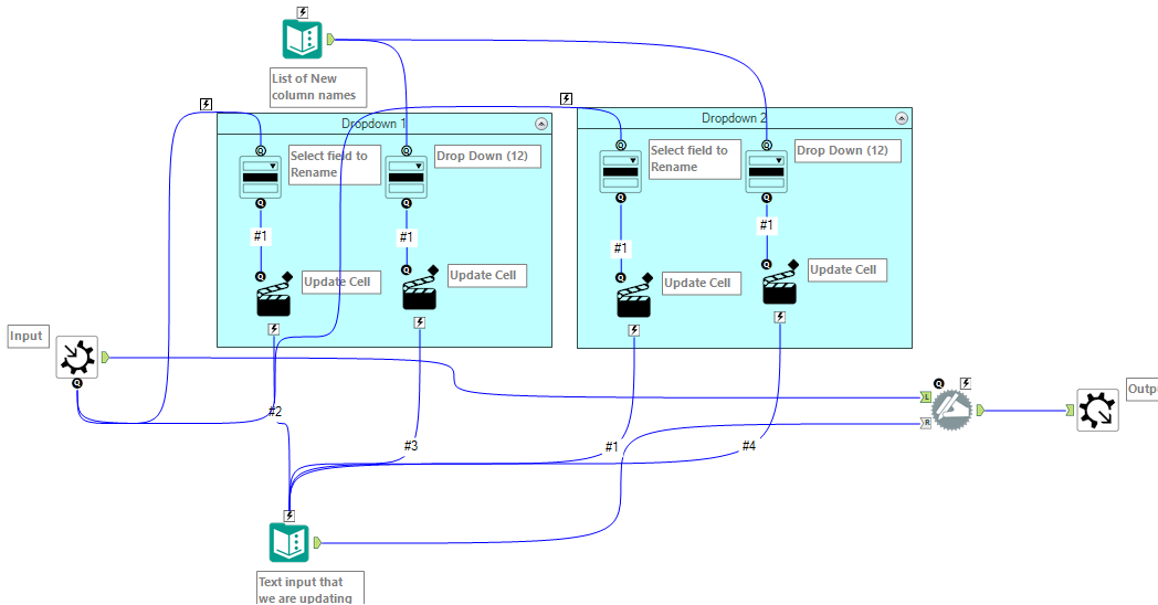 Solved Dropdown List For Column Rename Alteryx Community
