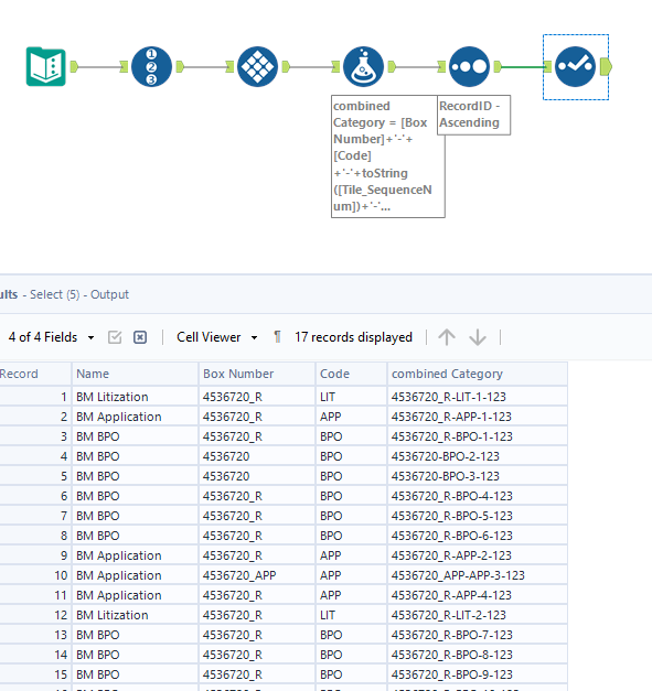 Solved: Combining Data with Increments - Alteryx Community