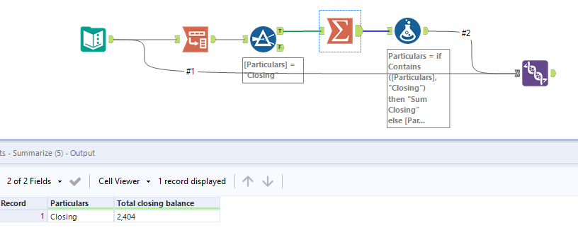Solved: How to sum a column and Add total at the bottom of... - Alteryx ...