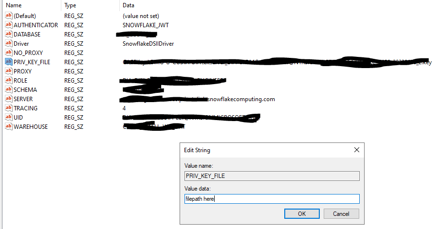 SnowFlake 'PRIV_KEY_FILE' is not present in the co... - Alteryx Community