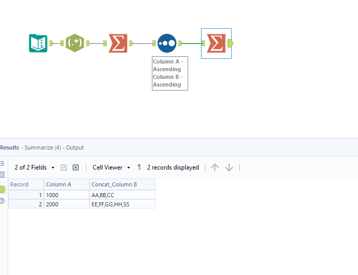 To get the unique values from Column. - Alteryx Community