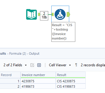Solved: want to run & formula - Alteryx Community