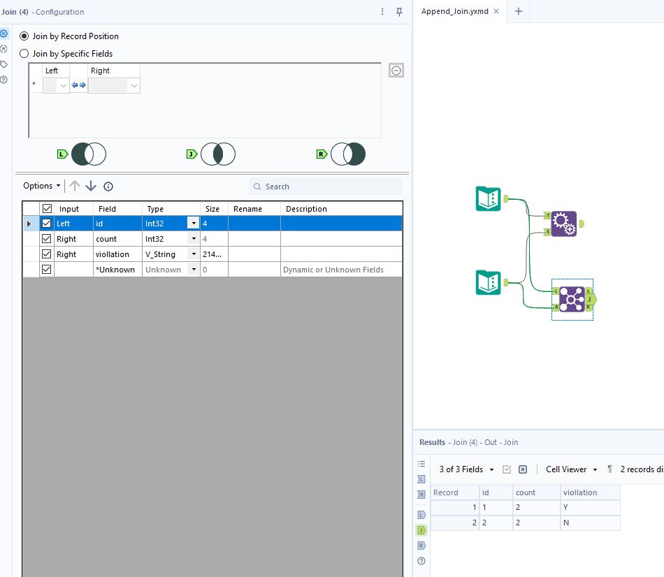 Solved: The "append fields" with unique id - Page 2 - Alteryx Community