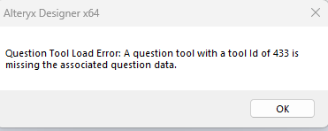 Solved: Error opening macro: Unable to convert AlteryxBase... - Alteryx Community