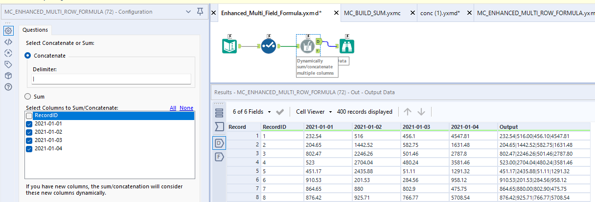 Enhanced Multi Field Formula Alteryx Community 