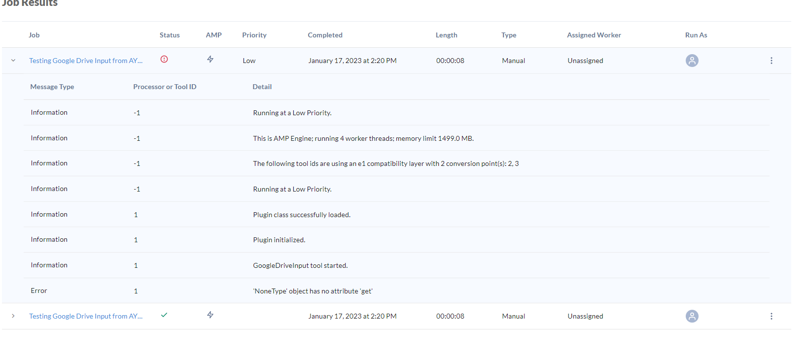 Solved: Google Drive Input Tool Alteryx Server error 'None... - Alteryx Community