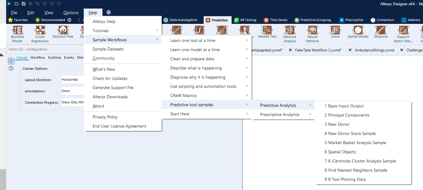 Solved: Can we have examples on Predictive tools - Alteryx Community