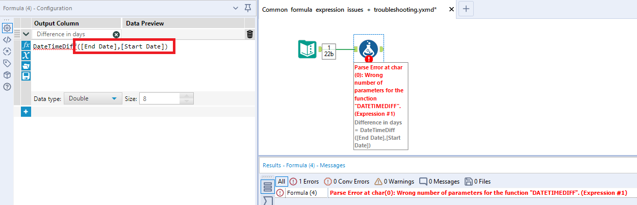Troubleshooting Common Formula Expression Errors Alteryx Community 