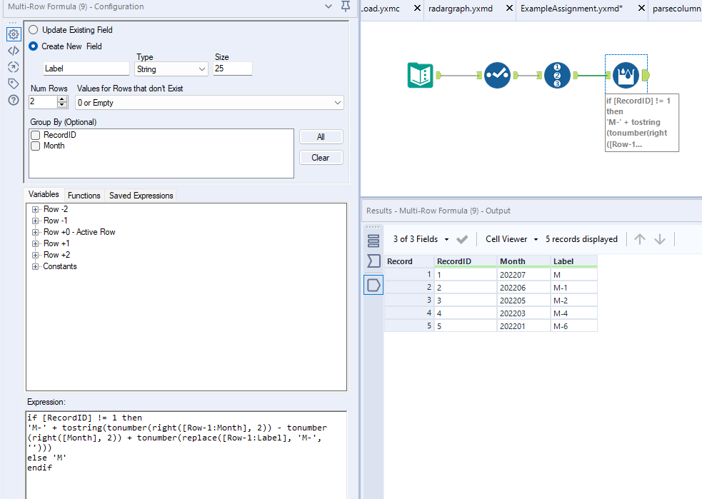 Solved: Labeling month with different character - Alteryx Community