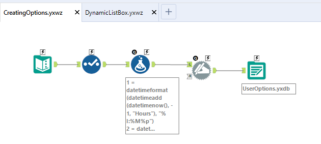 Solved: Dynamic check box options. - Alteryx Community