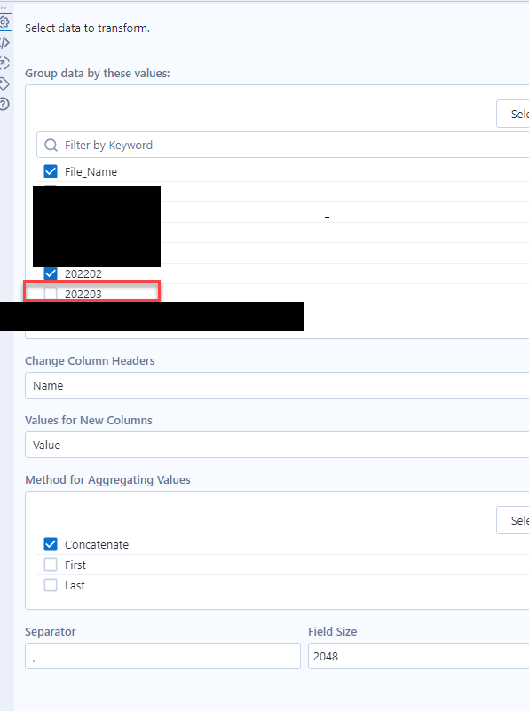 Dynamic CROSSTAB columns with newly added column - Alteryx Community