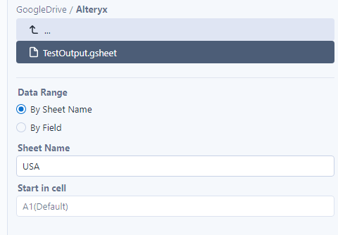 Batch macro to output to Google Sheets multiple ta... - Alteryx Community