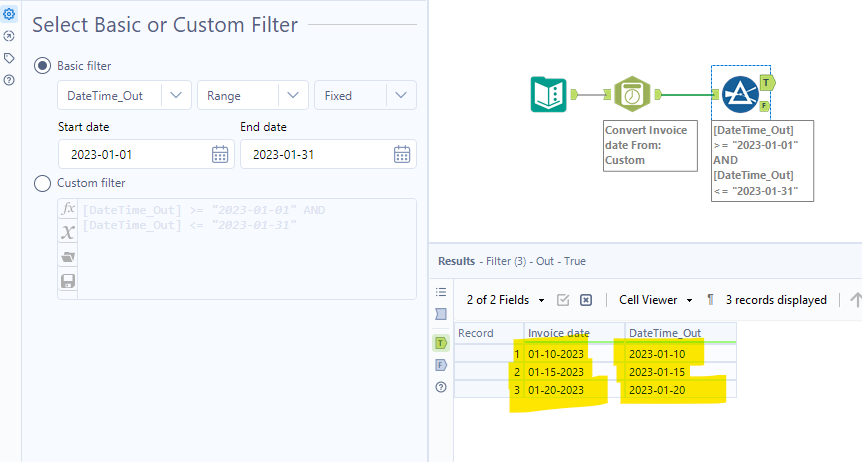 Date format and filtering date - Alteryx Community