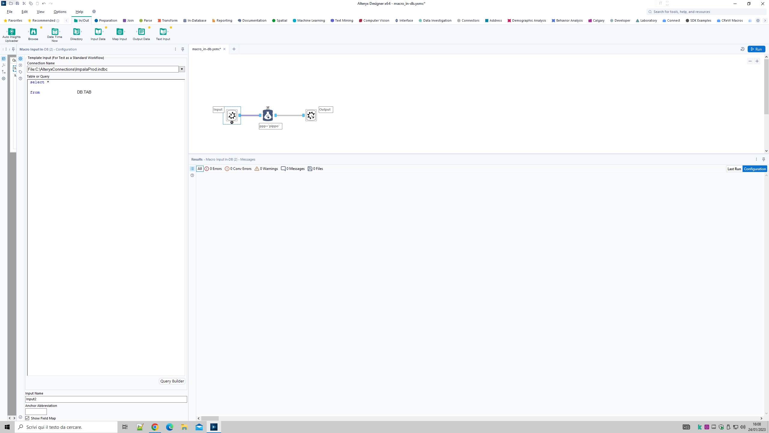 Issue with Macro Input In-DB - Alteryx Community