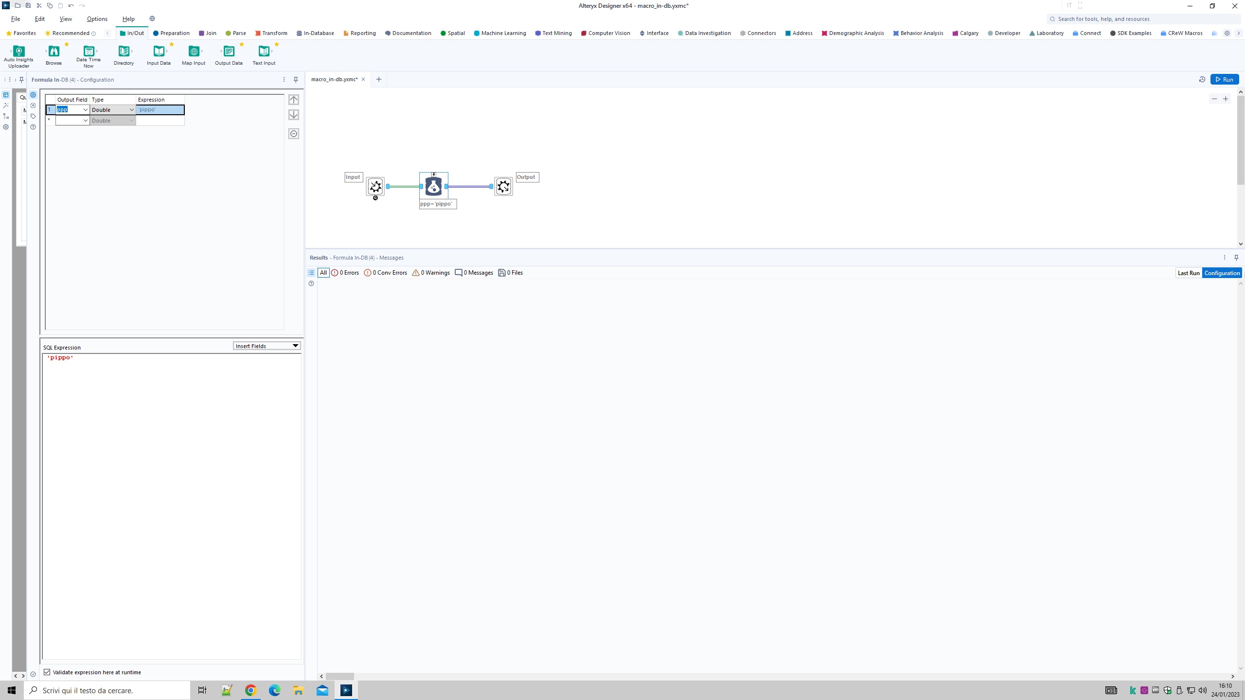Issue with Macro Input In-DB - Alteryx Community