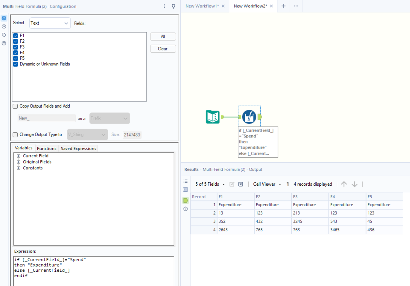 Solved: Replace whole row? - Alteryx Community