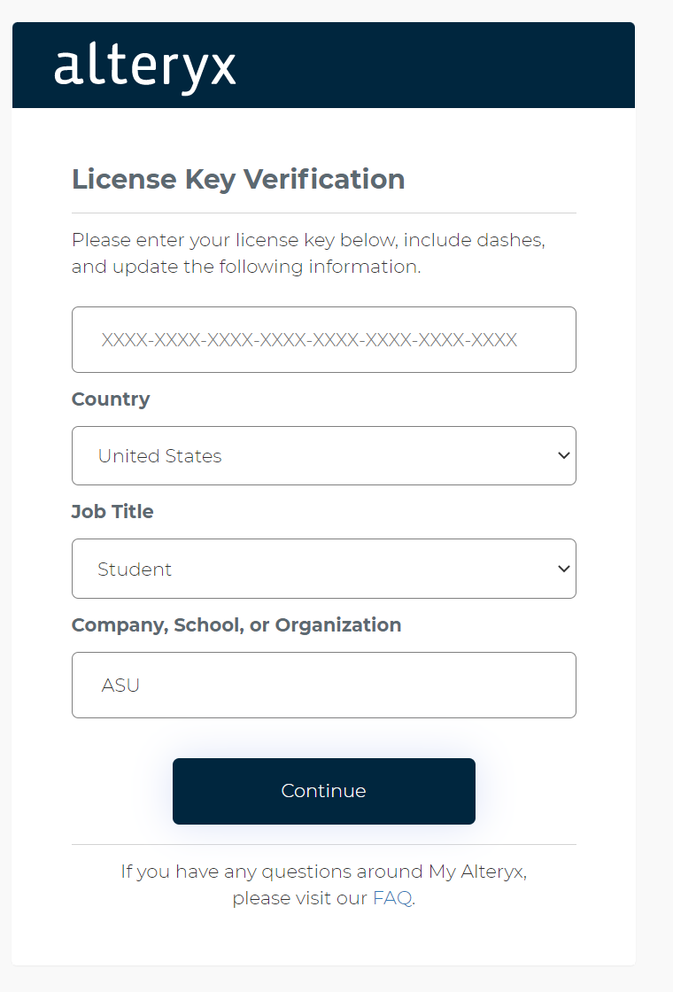 Solved: Professor/Student needs contact information for st... - Alteryx Community