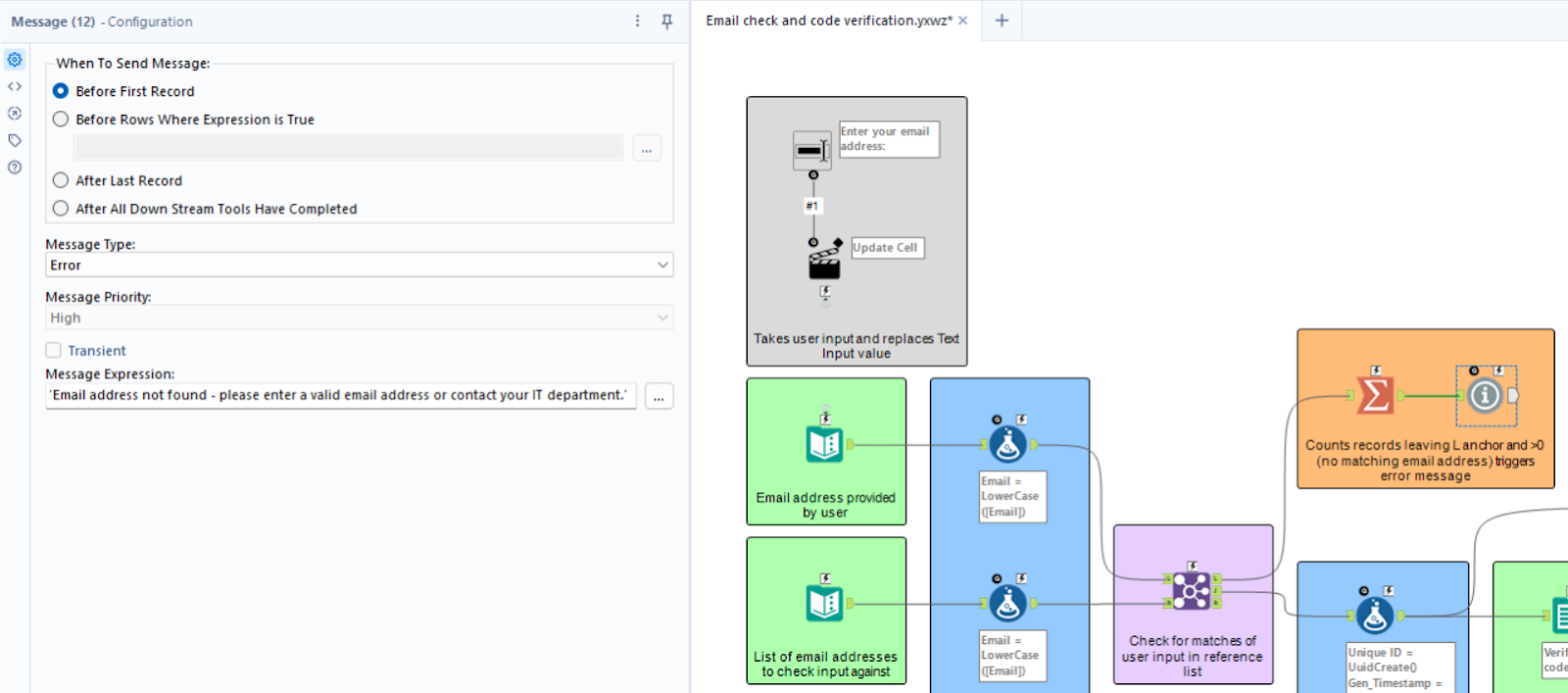 Using Chained Apps For Email Verification - Alteryx Community