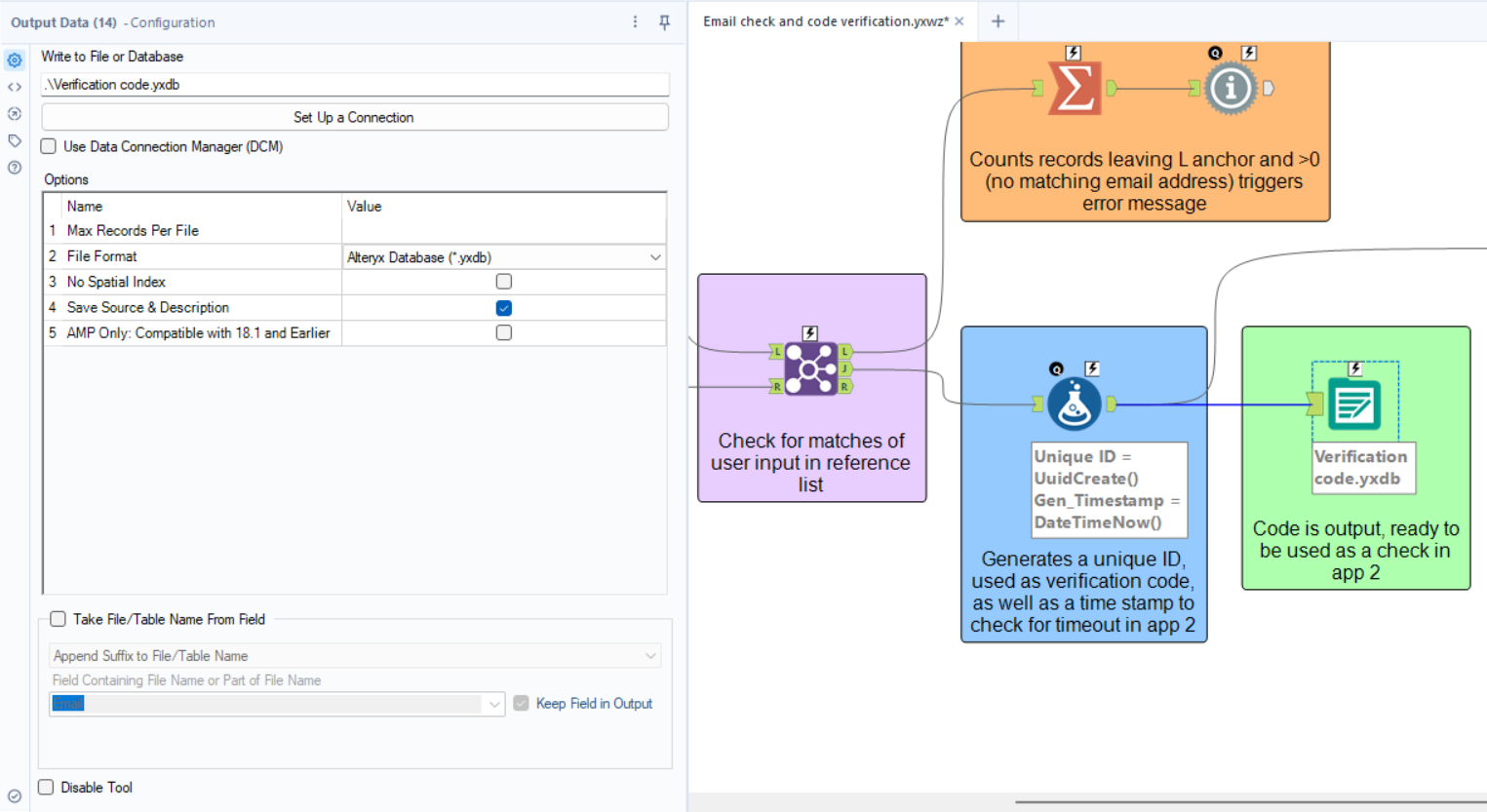 Using Chained Apps For Email Verification - Alteryx Community