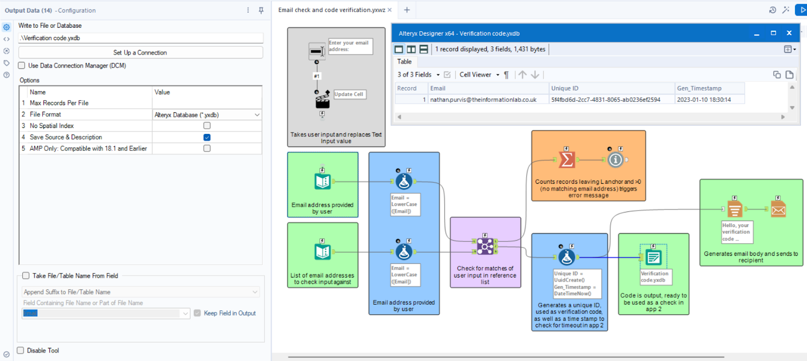 Using Chained Apps For Email Verification - Alteryx Community