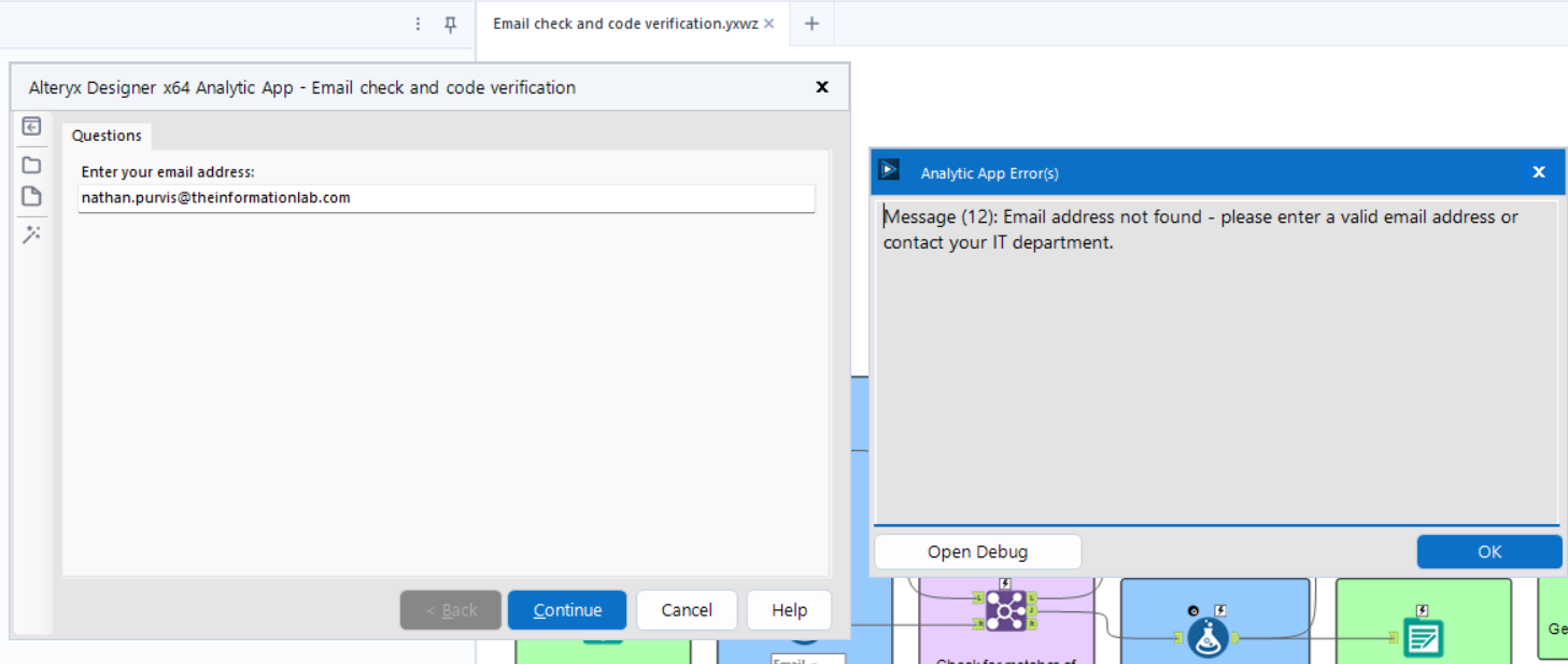 Using Chained Apps For Email Verification - Alteryx Community