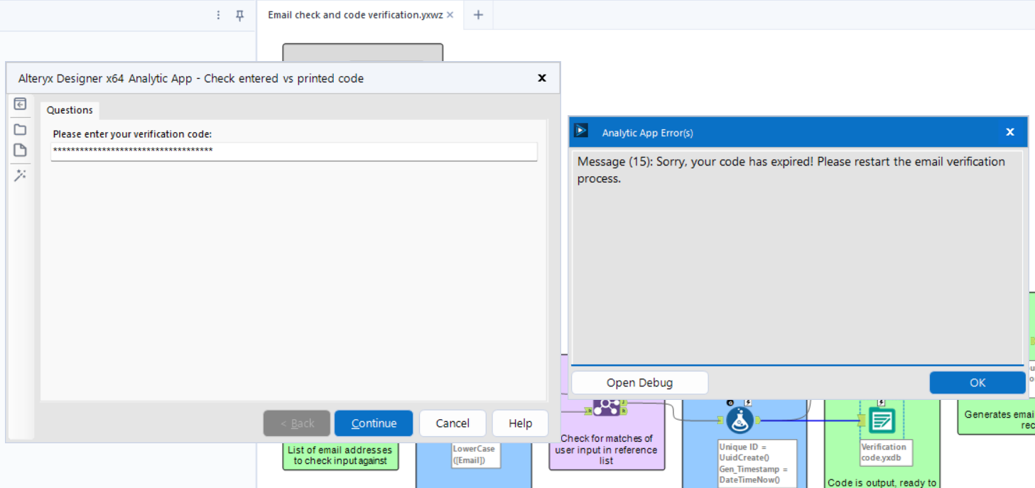 Using Chained Apps For Email Verification - Alteryx Community