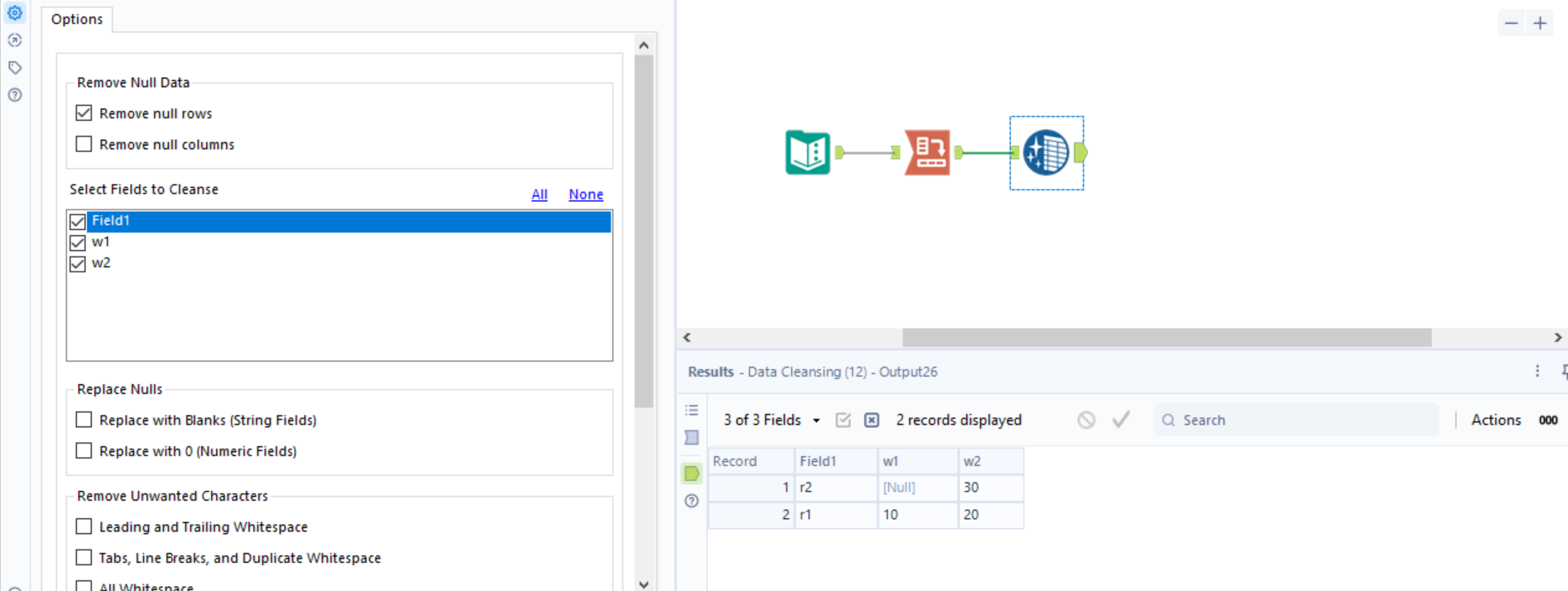 Remove Columns And Rows With Nulls Alteryx Community