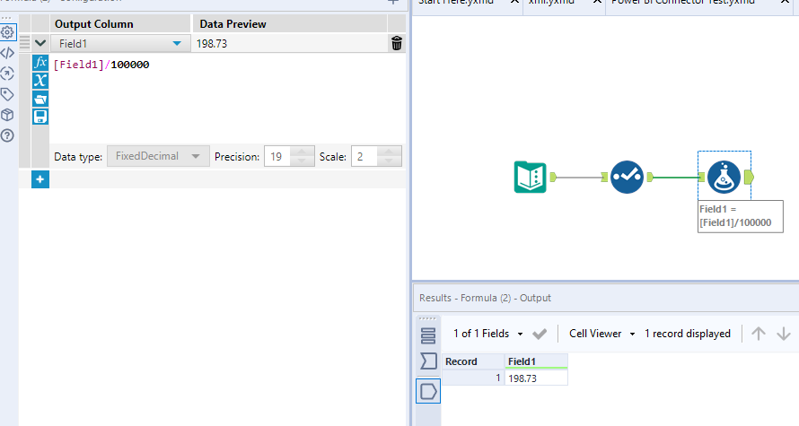 Solved: Convert Number to Decimal data - Alteryx Community