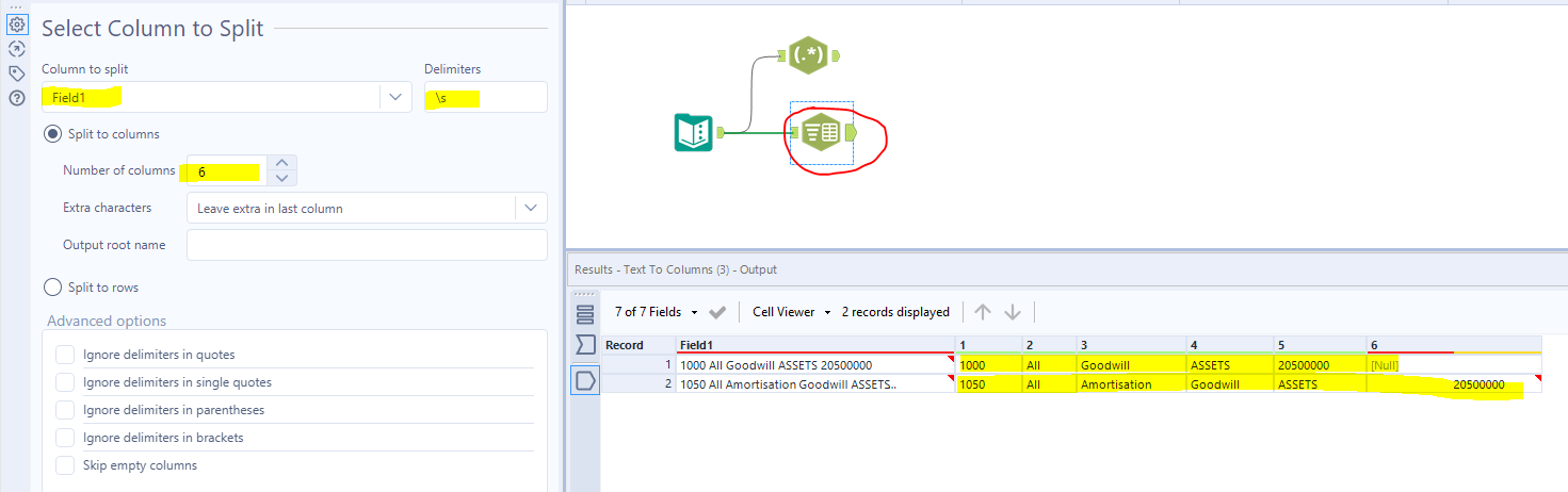 Solved Parse White Space Alteryx Community 