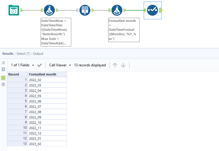 Monthly report with Changing month name, how to us... - Alteryx Community