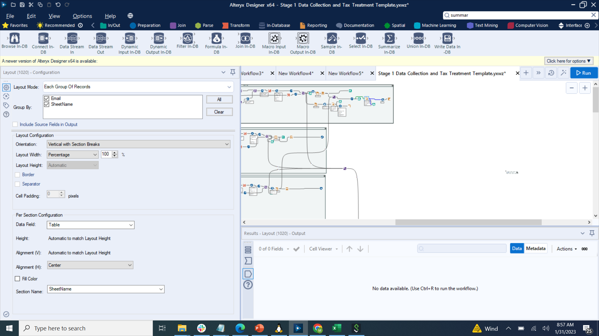 Excel File Output tab names - Alteryx Community
