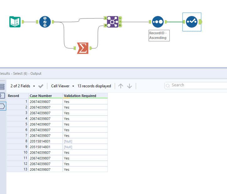 Solved: Multirow formula based on another unsorted column - Alteryx Community