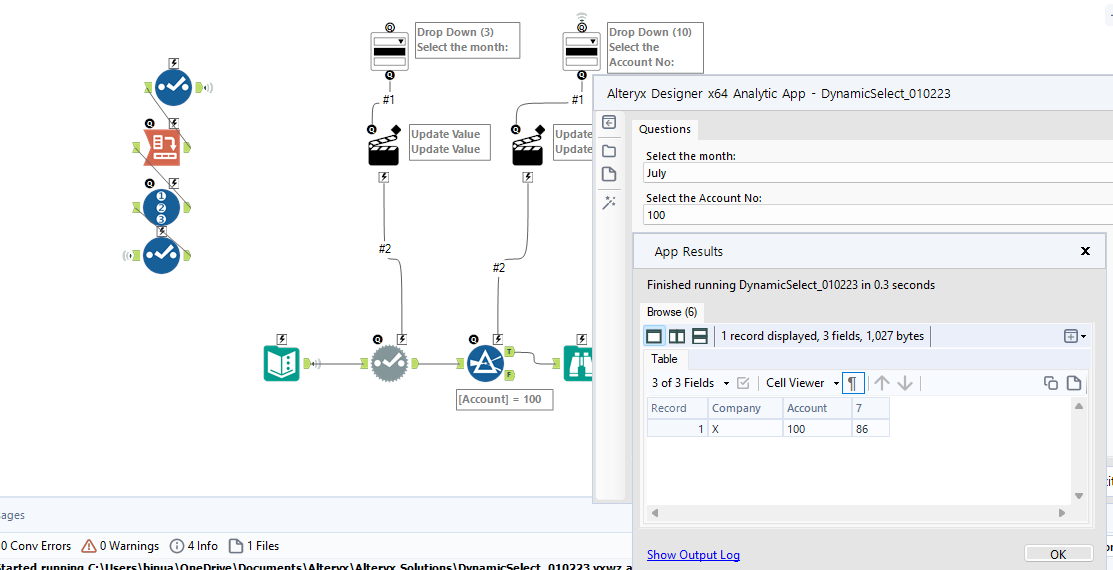 Formula Based On Drop Down Value Alteryx Community 