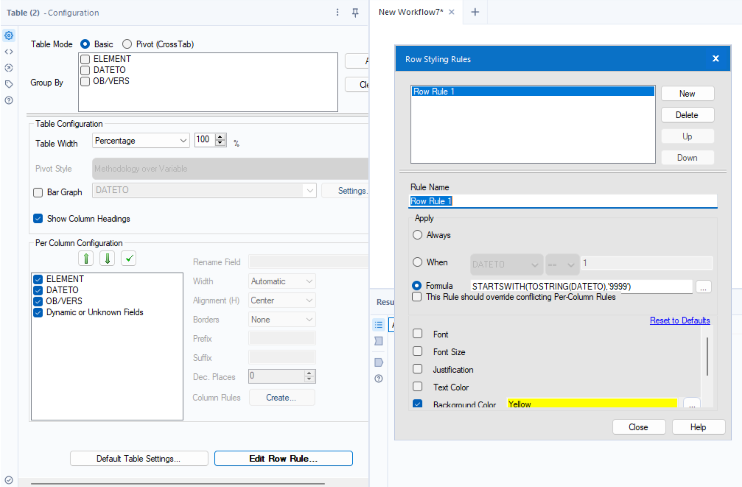 Solved: condition formatting - Alteryx Community