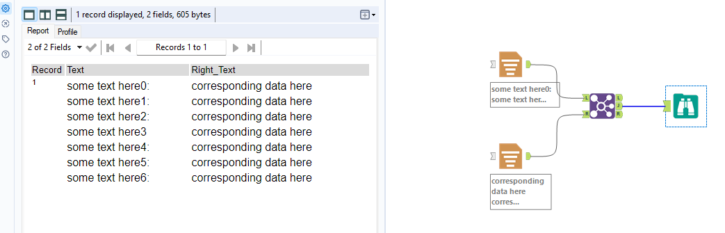 Append report texts as columns - Alteryx Community