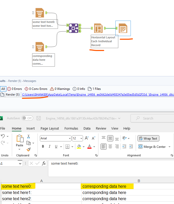 Append report texts as columns - Alteryx Community