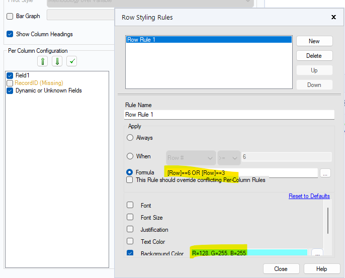 Solved: How to edit row rule by using formula - Alteryx Community