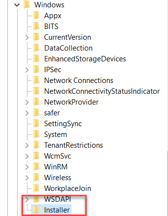 How to enable Windows Installer log