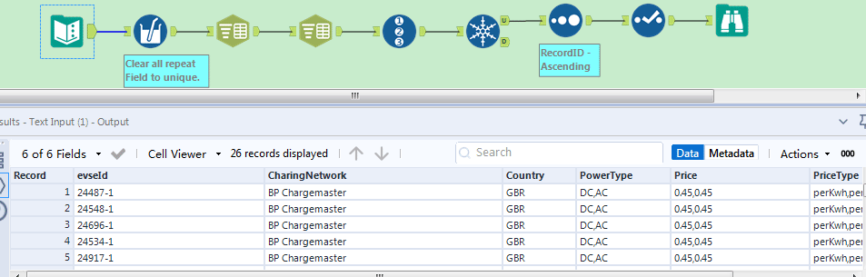 Split multiple columns value - Alteryx Community