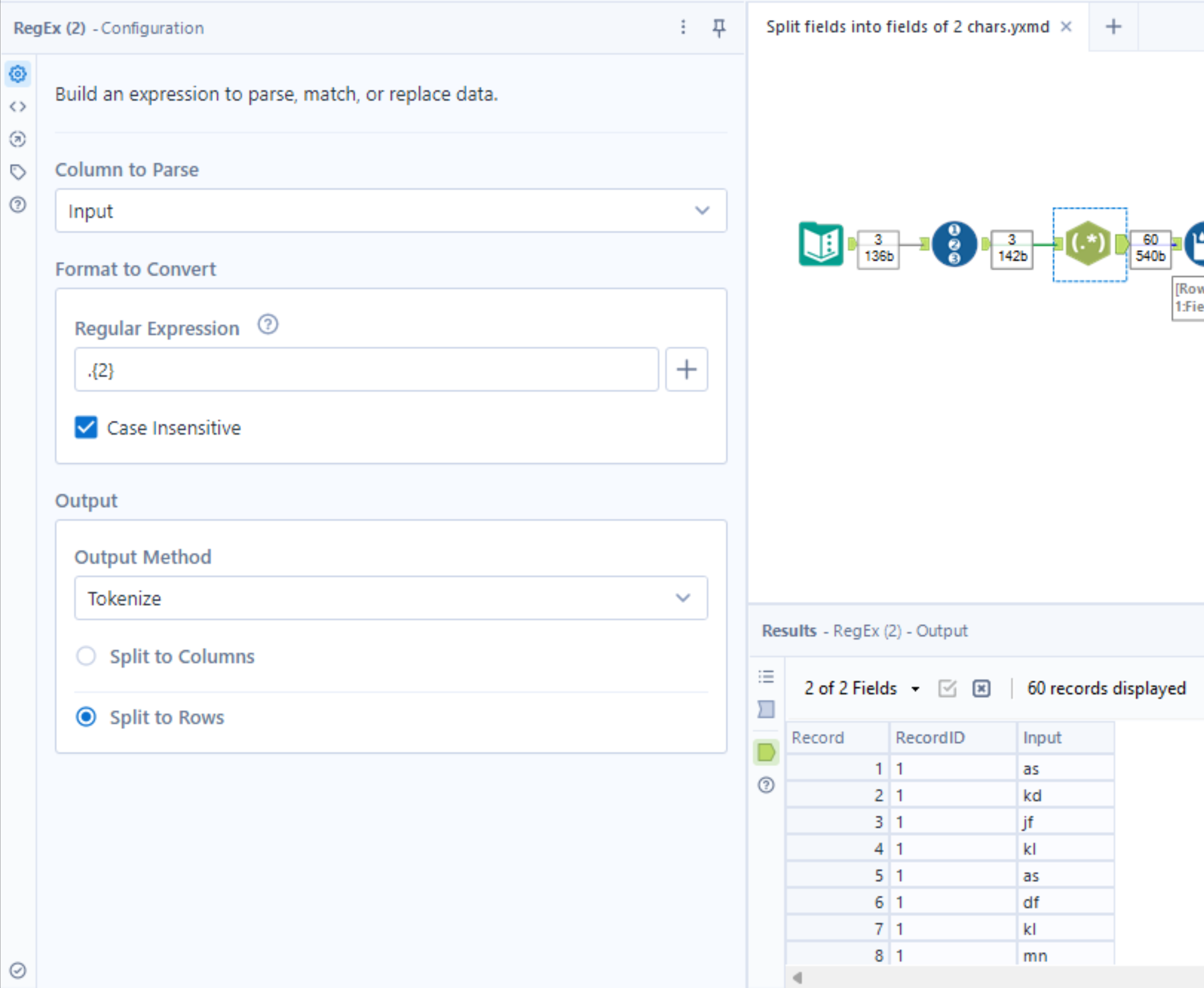 Split A String With An Uncertain Length Into 2 Cha Alteryx Community